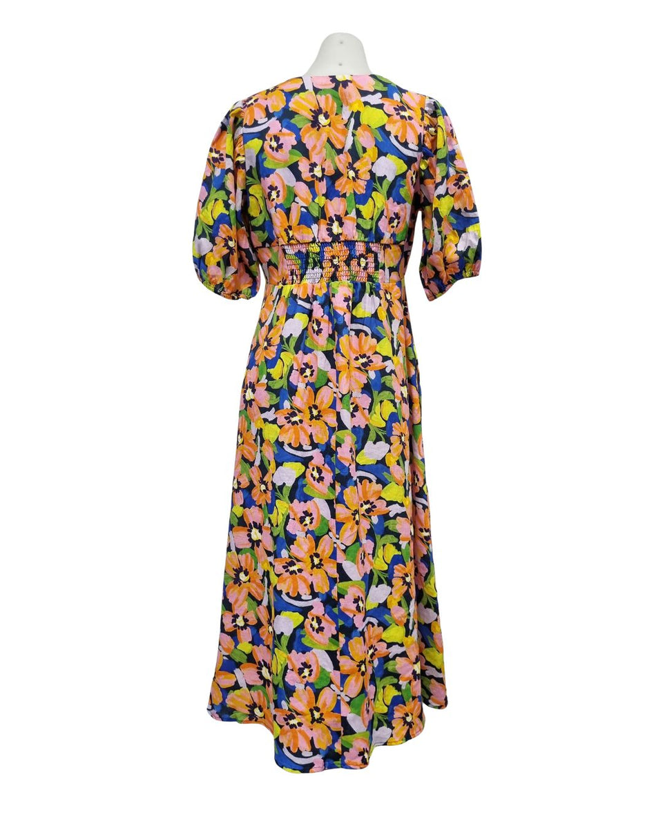 Foil Empire-ly Yours Dress TP14663 - Summer Burst – Dandan Fashions